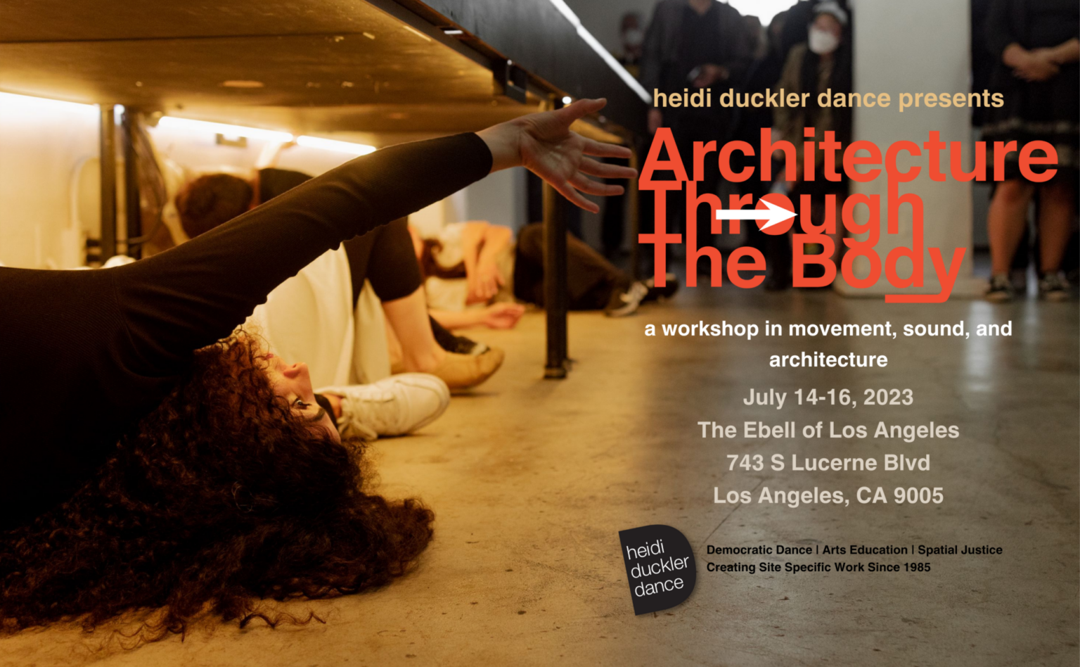 Architecture Through the Body flyer | Heidi Duckler Dance