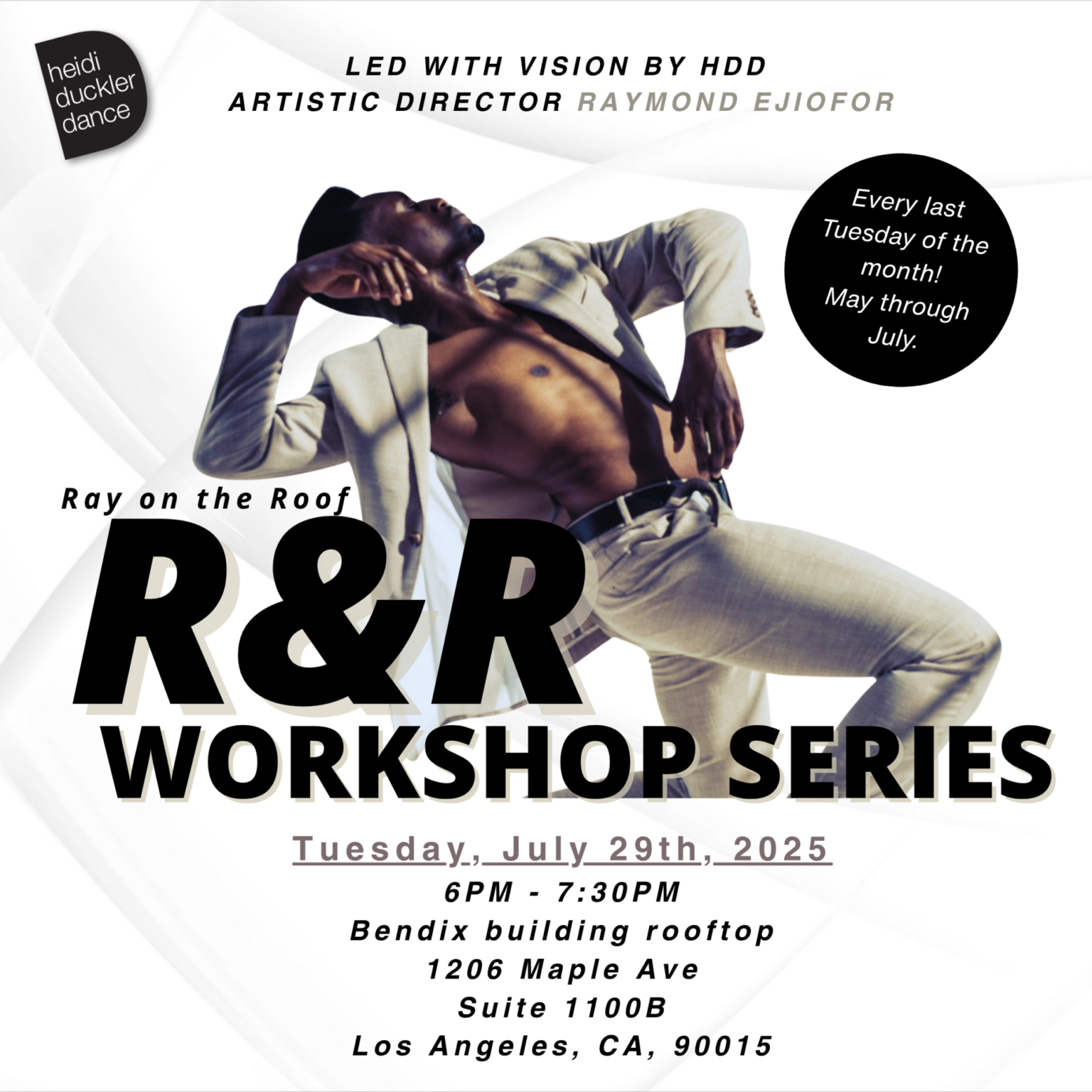 R&R: Ray On the Roof Workshop Series R&R: Ray On the Roof Workshop ...